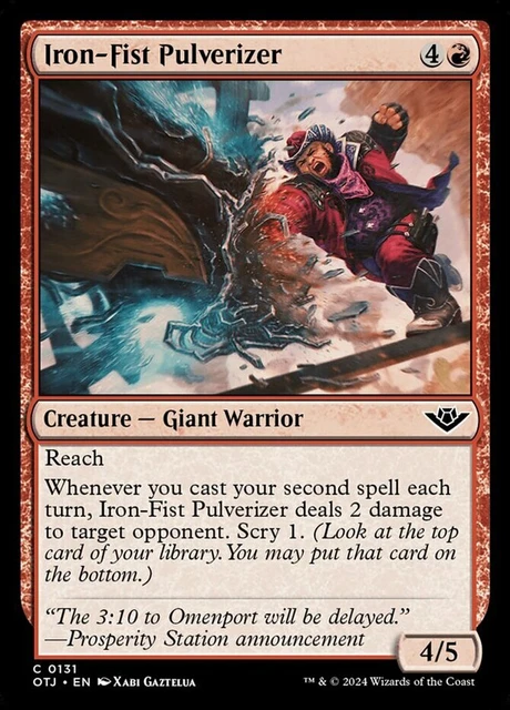 IRON-FIST PULVERIZER LIGHT Play, English Magic the Gathering MTG ...