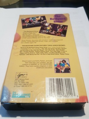 BARNEY - THE Backyard Show (VHS, 1988) starring Sandy Duncan RARE £124. ...