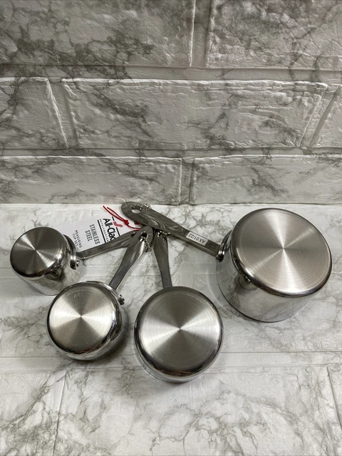 ALL-CLAD STAINLESS STEEL Measuring Cups Set Of 4 Pieces - NWT $47.97 ...