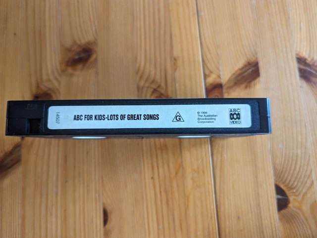 ABC FOR KIDS VHS Live Concert SHOWTIME 1998 Australia TV Video $9.00 ...