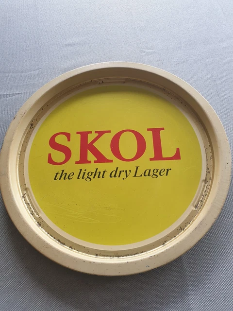 VINTAGE SKOL LAGER Tray £11.11 - PicClick UK