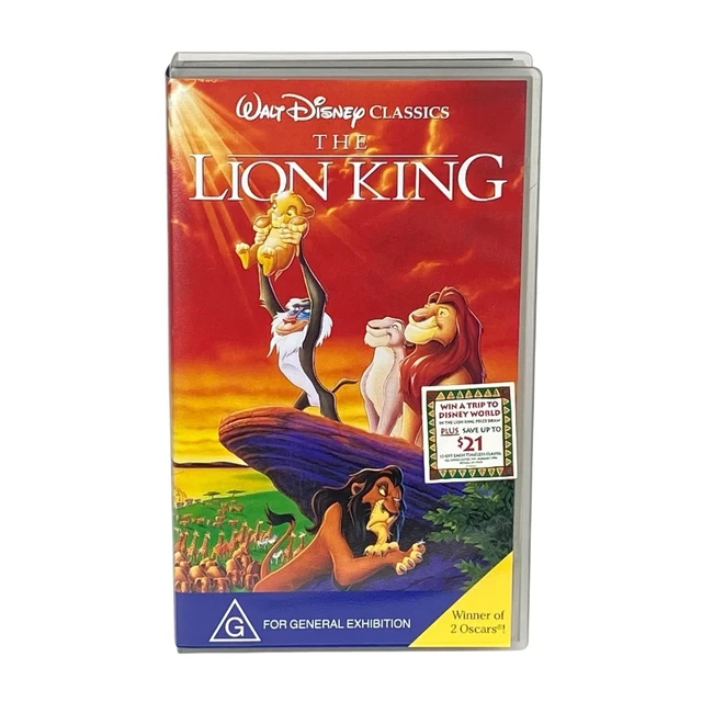 WALT DISNEY CLASSICS The Lion King 1995 VHS Video Cassette & Inserts ...
