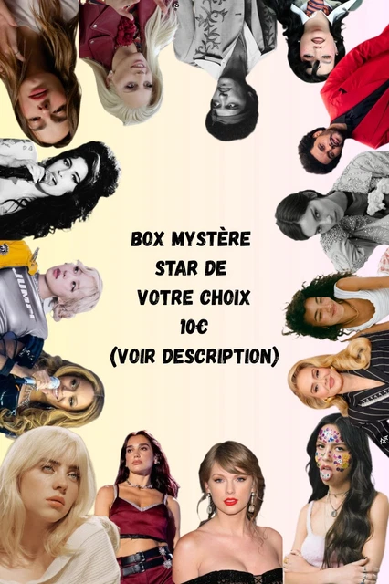 BOX SURPRISE ARTISTE de votre choix EUR 10,00 - PicClick FR