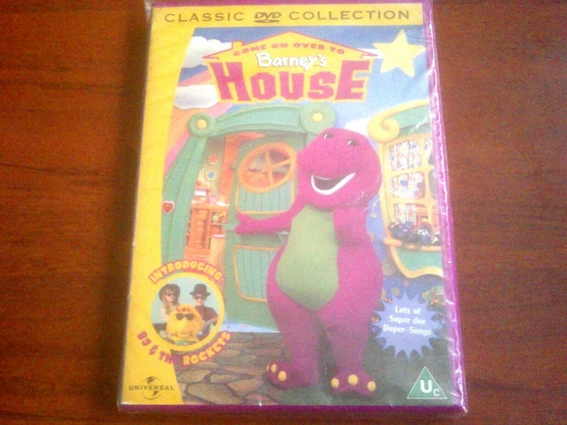 BARNEY: COME ON Over To Barney's House [DVD] NEW AND SEALED VERY RARE ...