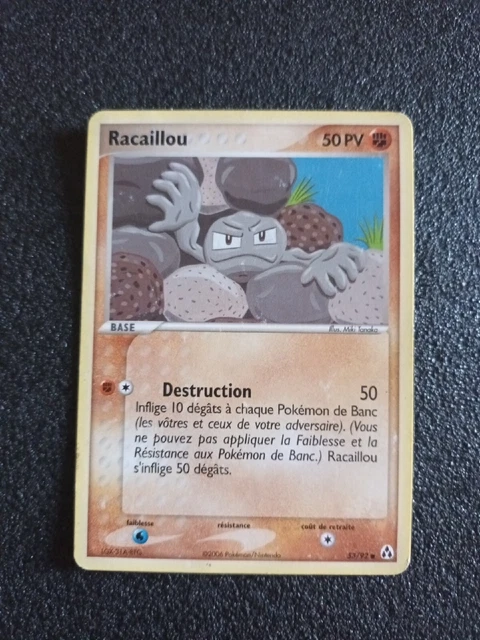 CARTE CARD POKÉMON Racaillou 53 92 EUR 5,00 - PicClick FR