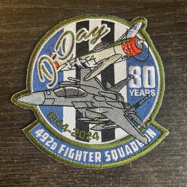 US AIR FORCE 492th fighter squadron 80th anniversary D-Day RAF ...
