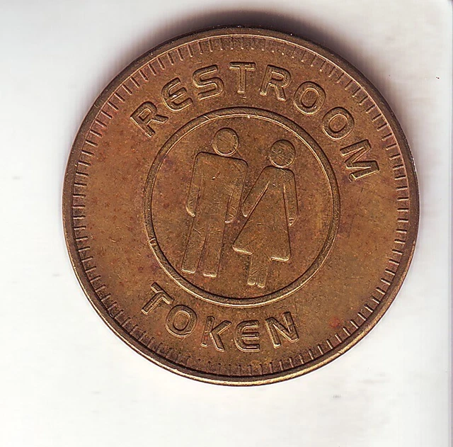 MOGI9 RESTROOM TOKEN Ficha de Bano Token Catalogue number 460989 $2.88 ...