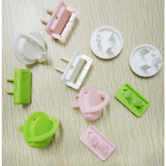 GUARD ELECTRICAL OUTLET Plastic Anti Shock Plugs Protector Cover Anti ...
