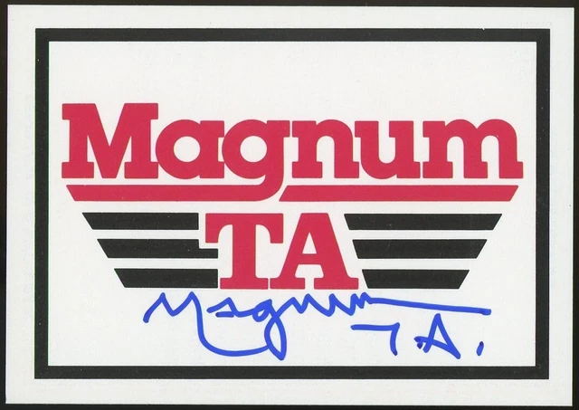 MAGNUM T.A. SIGNED 1988 Wonderama NWA #261 Autographed Card Terry Allen ...