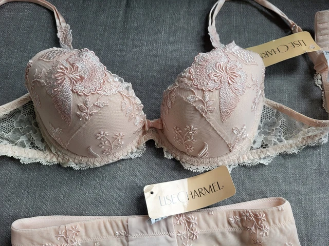 LISE CHARMEL SOUTIEN gorge 85B+culotte galbante 1 raffinemen NEUF avc ...