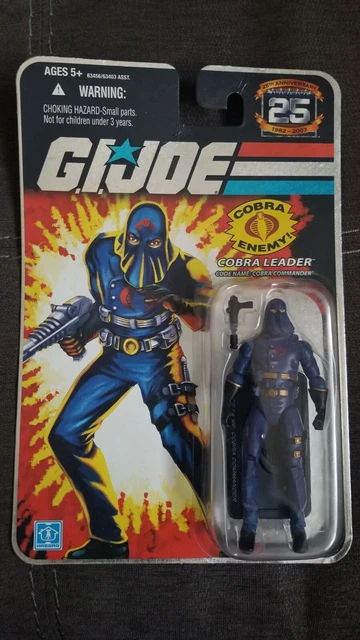 GI JOE 25TH Anniversary COBRA COMMANDER Cobra Leader (CAPOT) MOC 2007 ...