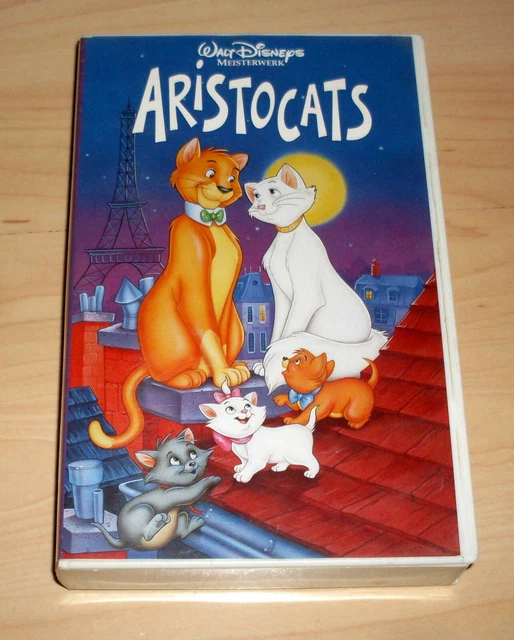 VHS MOVIE - Walt Disney's Masterpieces - Aristocats - Cartoon ...