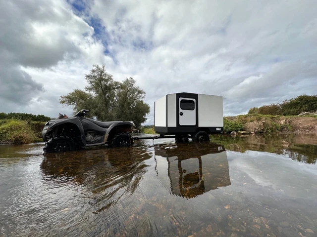 THE ULTIMATE OFF-ROAD square drop camper / TEARDROP £4,299.99 - PicClick UK