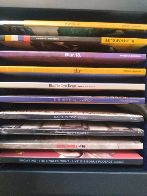 BLUR 21 BOX Set 21 Discs 7" Vinyl DVD Book Damon Albarn Britpop ...