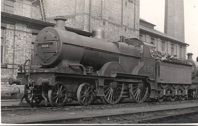 LMS CLASS 2P 4-4-0 No 438 UNKNOWN MPD R/PHOTO POSTCARD SEE SCANS £1.00 ...