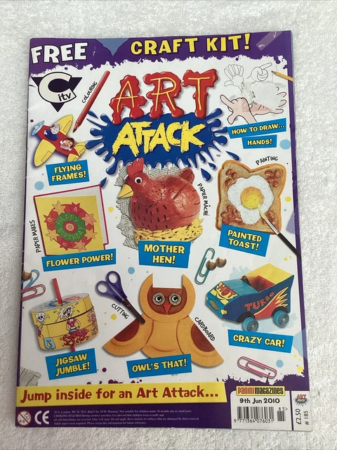 CHILDRENS ART ATTACK Magazine Issue 185 (9th June 2010) £2.99 - PicClick UK