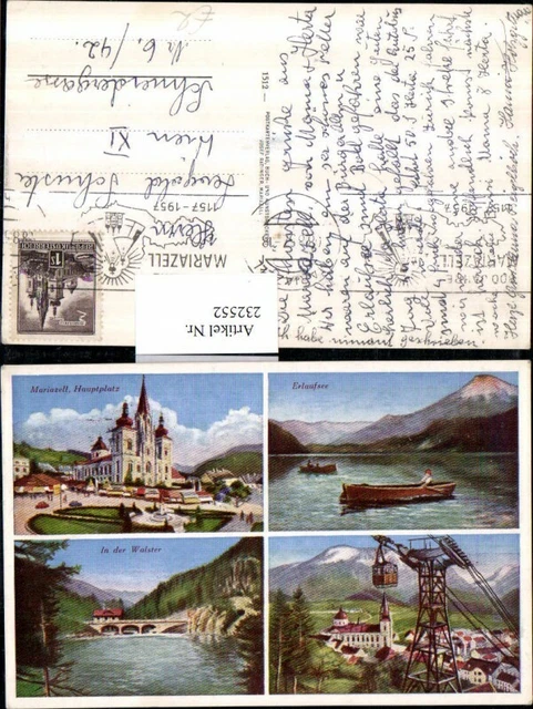 232552,MARIAZELL HAUPTPLATZ KIRCHE Seilbahn Gondel Erlaufsee Erlafsee Walster Me EUR 2,00 ...