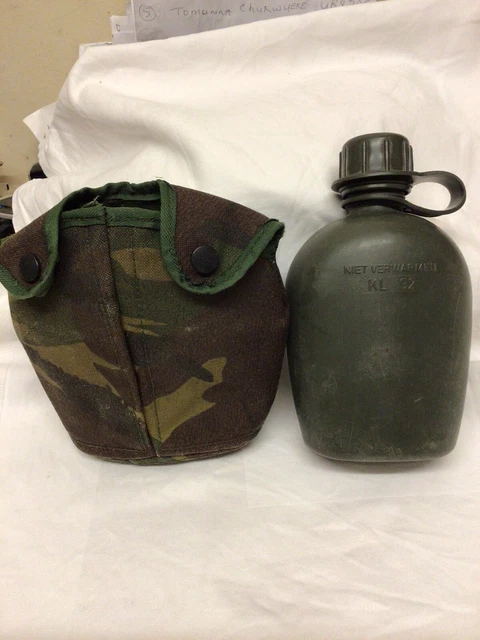 VINTAGE MILITARY Post War Niet Verwarmen KL 92 Plastic Water Canteen ...