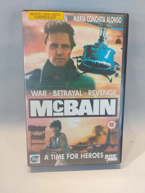 MCBAIN (1991) EX-RENTAL VHS Video BIG BOX BRAVEWORLD UK / PAL £7.50 ...