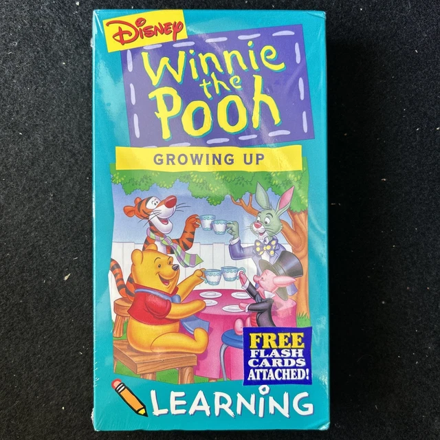 DISNEY WINNIE THE Pooh Learning Growing Up VHS NEW SEALED with Flash ...