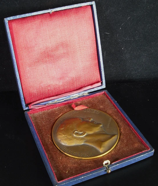 MÉDAILLE BERNARD CUNÉO chirurgien anatomiste urologie Aug MAILLARD EUR ...