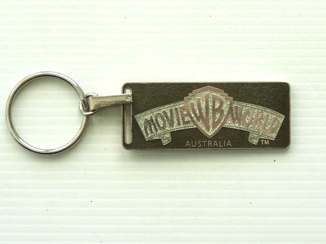 VINTAGE WARNER BROS Movie World Qld Australia Souvenir Promo Key Chain ...