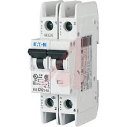 EATON DIN RAIL Mount Circuit Breaker, 16A, 2 Pole 277/480 VA - FAZ-C16 ...