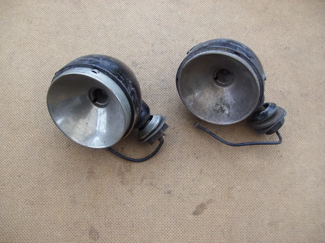 VINTAGE VETERAN JOSEPH Lucas Type R330 Brass Side Lights £99.95 ...