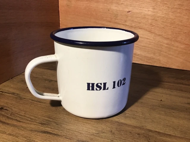WW2 HSL 102 High Speed Launch RAF Royal Navy Boat Air Sea Rescue Enamel ...