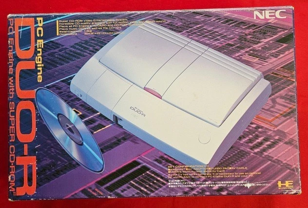 NEC PC ENGINE Duo-R Console 110v Ntsc Jap serial match gratis 5 repro ...