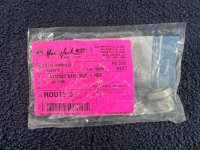 GENUINE FORD STABILIZER Link Nut W712503-S440 $13.76 - PicClick AU
