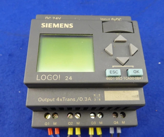 SIEMENS LOGO 24V DC 6ED1 052-1CA00-0BA1 6ED1052-1CA00-0BA1 £142.92 ...
