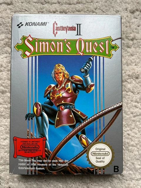 CASTLEVANIA II: SIMON'S Quest (Nintendo NES, 1990) - PAL B - EEC-Box ...