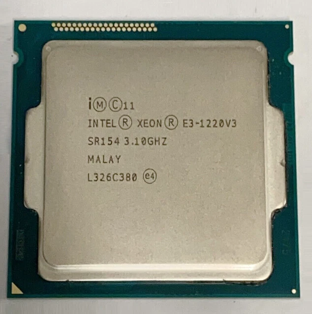 INTEL XEON E3-1220 v3 SR154 3.1GHz Quad Core LGA 1150 CPU Processor $13 ...