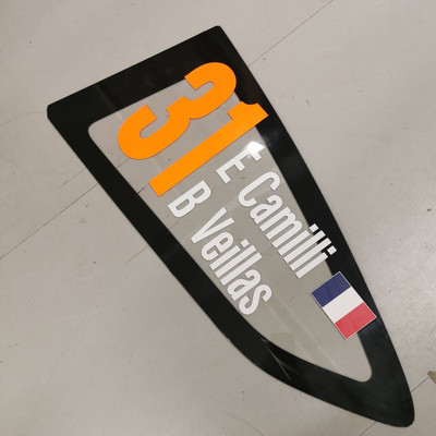 GENUINE RALLY CAR Ford Fiesta RS WRC Rear Window - Camilli / Veillas ...