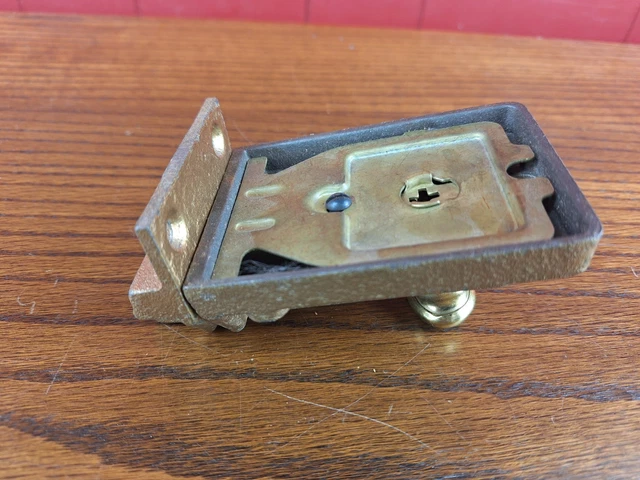 ILCO SPRING LOADED Latch And Knob Vintage Works £22.28 - PicClick UK