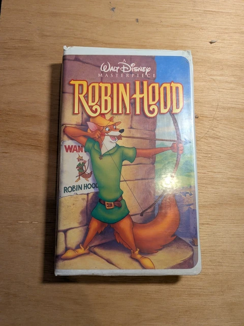 ROBIN HOOD - VHS - 1991 - Walt Disney Masterpiece - Clamshell £6.37 ...