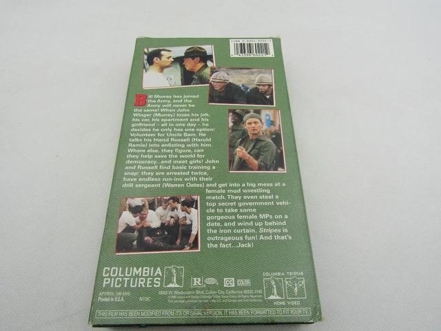 STRIPES [VHS 1981] Bill Murray; Harold Ramis; John Candy; P. J. Soles £ ...