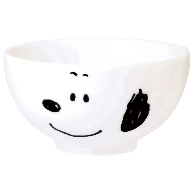 PEANUTS SNOOPY FACE Up Rice Bowl 4.13 x 2.17in Kaneshotouki Japan New £ ...