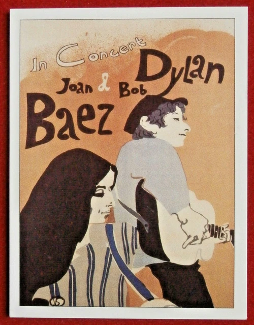 BOB DYLAN - CONCERT TOUR SERIES - Card #04 - with JOAN BAEZ - Sporting ...