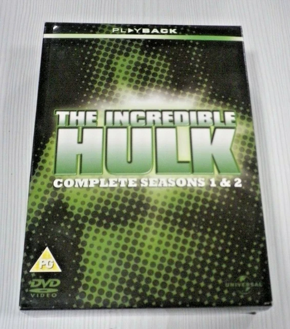 THE INCREDIBLE HULK : Complete Seasons 1 & 2 Dvd Boxset Vgc £9.99 ...