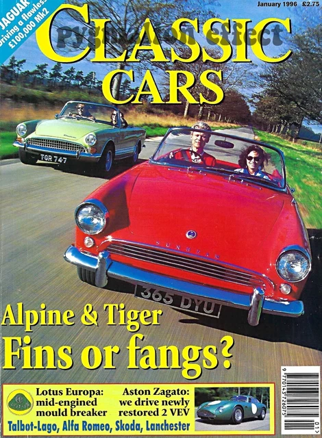 ASTON MARTIN DB4GT Zagato Alpine Sunbeam Tiger Mk2 Lotus Europa S2 ...