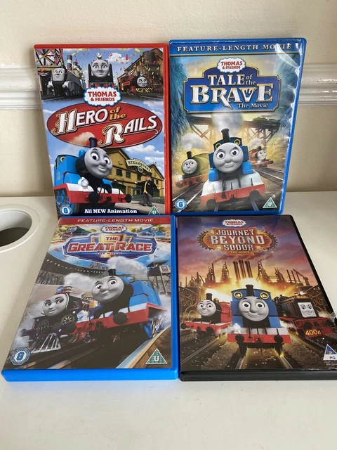 BUNDLE OF 4 Thomas The Tank Engine Dvds Thomas And Friends Job Lot £8. ...