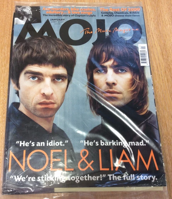 BRAND NEW IN Mailer - Mojo Magazine January 2001 - Noel And Liam ...