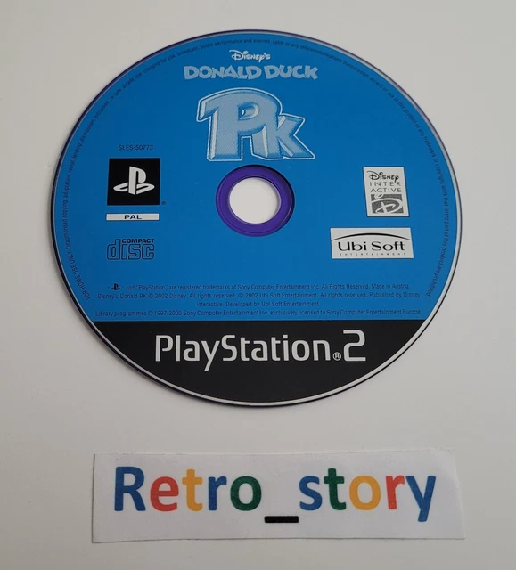 SONY PLAYSTATION PS2 - Disney Donald Duck Who is PK? - CD Alone - PAL £ ...