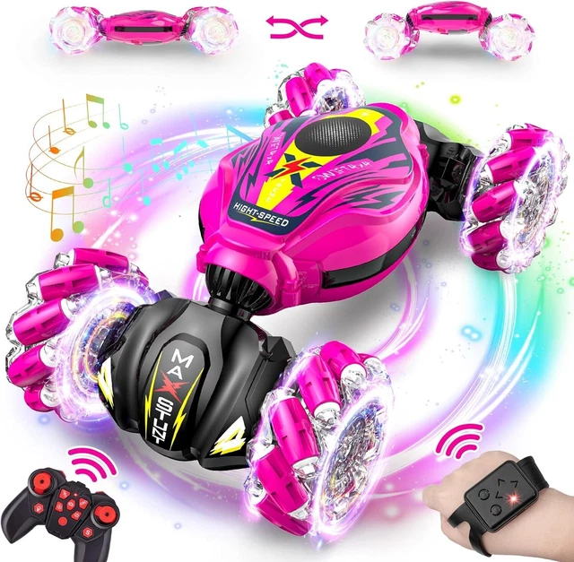 RC STUNT CAR for Kids, 2.4GHz Hand Gesture Sensing Remote Control Car ...