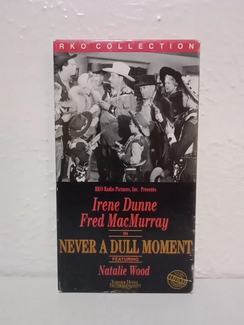 NEVER A DULL Moment VHS-Used-VG-Irene Dunne/Natalie Wood/RKO 1950 Western Comedy £10.94 ...