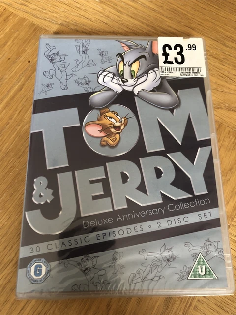 Tom And Jerry Dvd Deluxe Anniversary Collection 30 Classic Episodes Sealed £475 Picclick Uk