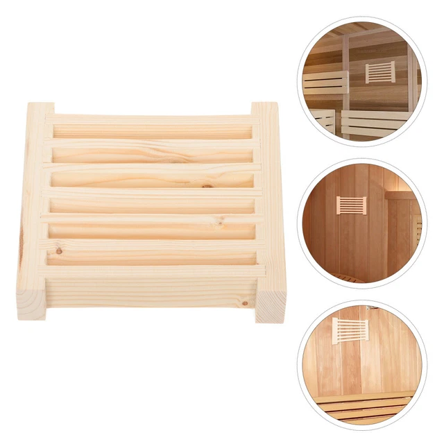 WOODEN SAUNA ROOM Vent Duct Cover Diffuser Steam Air Grille £18.76 ...