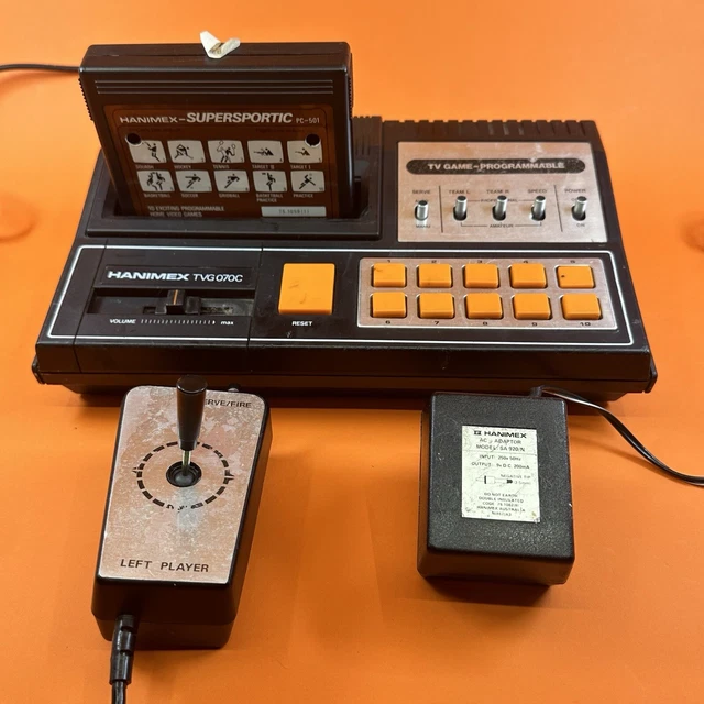 HANIMEX TVG 0706 TV Game Programmable Console, Game And Power Supply ...